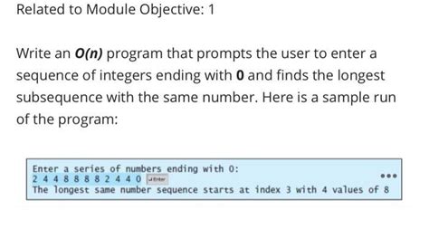 Solved Related To Module Objective 1 Write An On Program