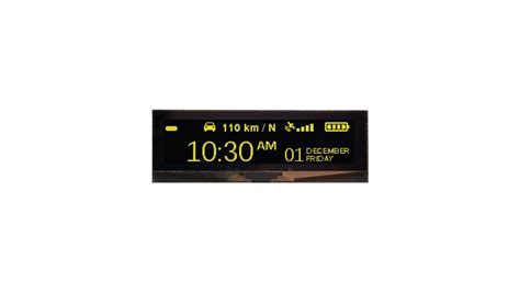 Mdog256064iv Ym Midas 355in Yellow Passive Matrix Oled Display 256 X