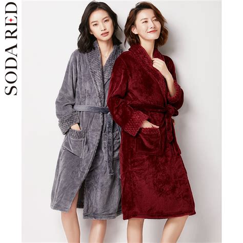 红色珊瑚绒睡袍春秋法兰绒浴袍长款晨袍女新娘秋冬季结婚睡衣婚礼虎窝淘