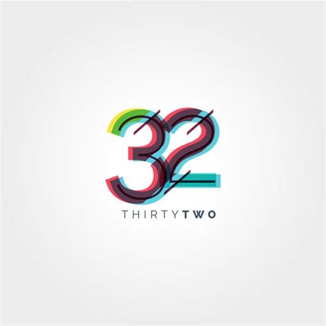 Number 32 Logo Vector Images Depositphotos