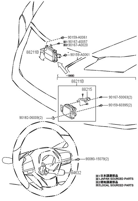 Millimeter Wave Radar Sensor Assembly 88210 02020