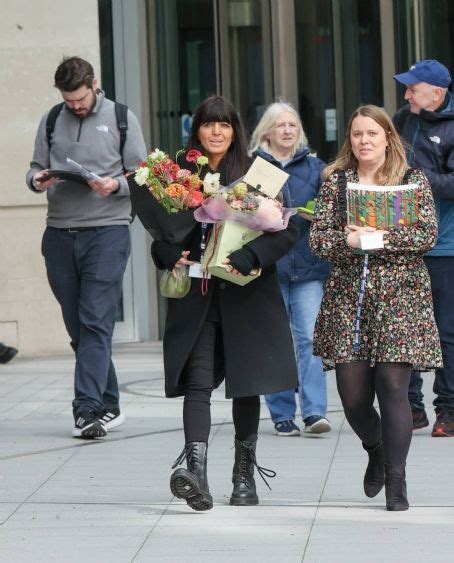 Claudia Winkleman Seen After Her Bbc Radio Show Departing The Studios