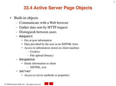 PPT Chapter Active Server Pages ASP PowerPoint Presentation Free Download ID