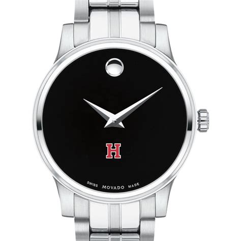 Harvard Womens Movado Stainless Steel Watch With Black Dial Mlahart