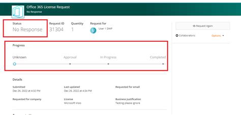 Bmc Helix Itsm 21 X Digital Workplace All Dwp Requests Shows Status As No Response After A