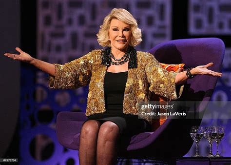Joan Rivers Onstage During Comedy Centrals Roast Of Joan Rivers At