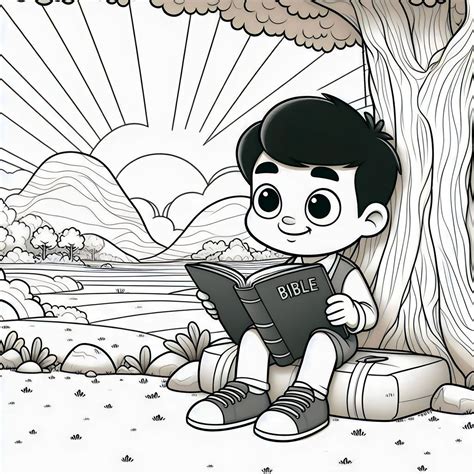 Niños Leyendo La Biblia