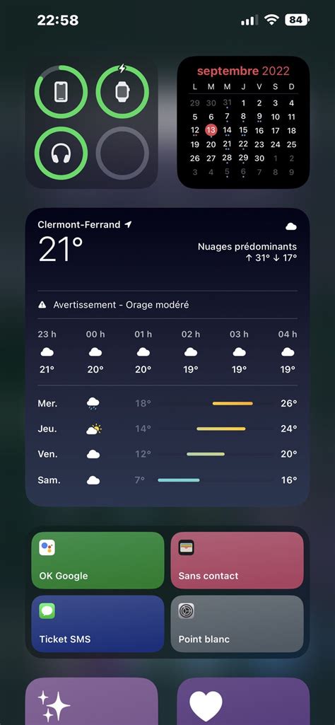 The Disappearance Of The Visible Search Bar Made The Bottom Widgets Always Partially Visible