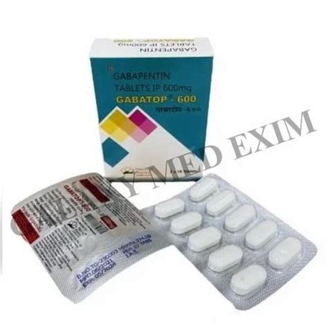 600mg Gabatop Gabapentin Tablet At ₹ 6000box Gabapin In Nagpur Id 2854763860633