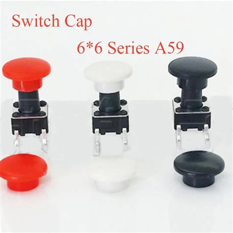 Pcs Lot A Micro Tactile Push Button Switch Cap Momentary Tact Cap Fitted Round Head