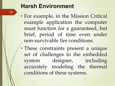 A Comprehensive Slide On Embedded System Pptx