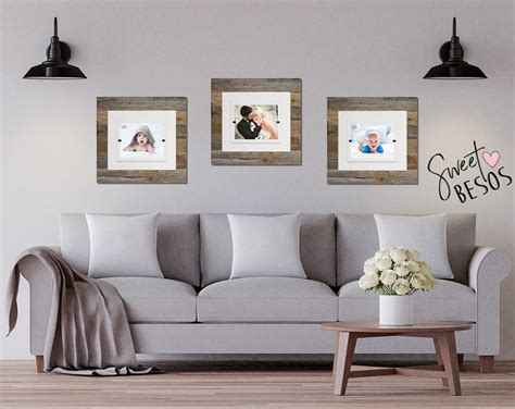 Rustic Traditional Reclaimed Wood 8 X 10 Picture Frames Etsy