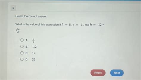 5 Select The Correct Answer What Is The Value StudyX