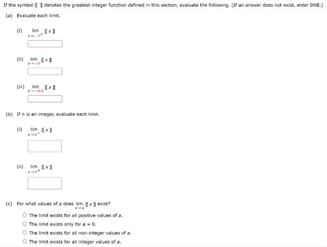 Solved If The Symbol Ii Denotes The Greatest Integer
