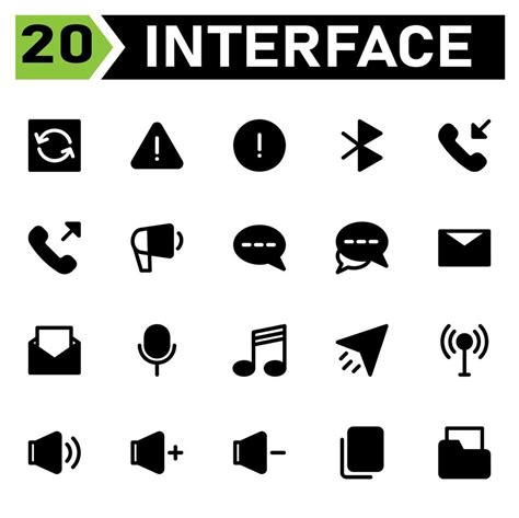 User Interface Icon Set Include Update Rotate Sync User Interface Warning Sign Blue Tooth
