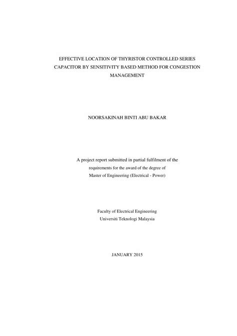 Pdf Effective Location Of Thyristor Controlled Eprintsutmmyid