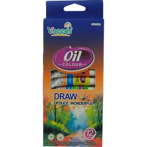 12 Colours Oil Colour 229cm