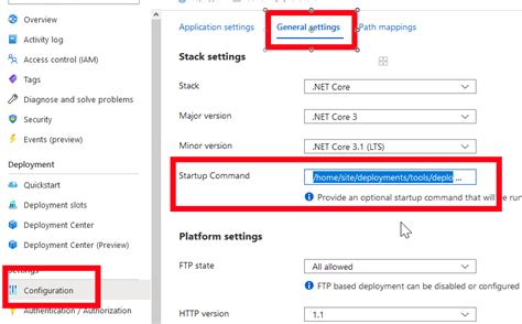 Run Post Deployment Action On Azure App Service Stack Overflow