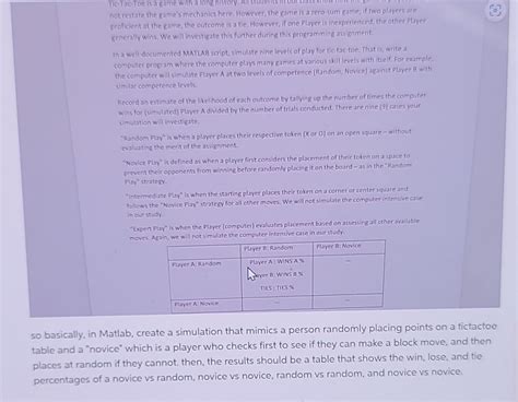 Solved Not Restate The Game S Mechanics Here However The Chegg