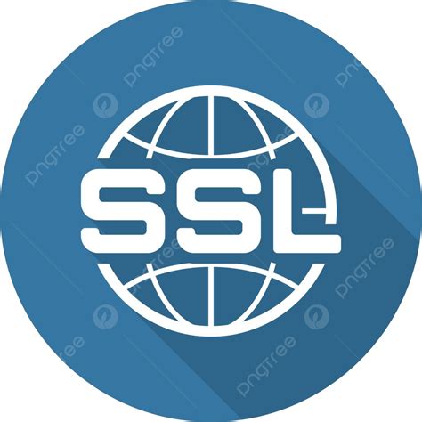 Global Ssl Security Icon Flat Design Data Shadow Internet Vector Data