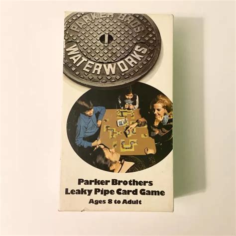 Vintage 1972 Waterworks Leaky Pipe Card Game Parker Brothers Complete 2984 Picclick Ca