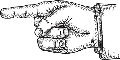 손가락을 가리키고 있습니다 고립 된 빈티지 새겨진된 그림입니다 벡터 가리키기에 대한 스톡 벡터 아트 및 기타 이미지 가리키기 검은색 경관 Istock