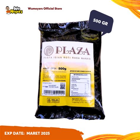 Jual Plaza Filling Paste Nanas Pasta Isian Roti Rasa Nanas Selai Nanas 500gr Shopee Indonesia