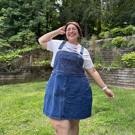 Denim Overall Dress