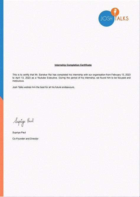 Sanskar Rai On Linkedin Joshtalks Internshipexperience