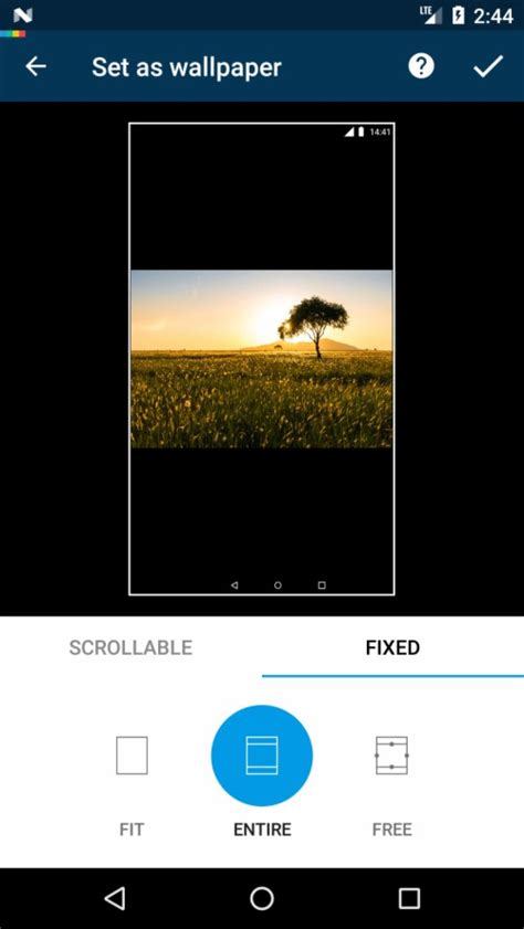 fixed fit center wallpaper set wallpaper android programmatically