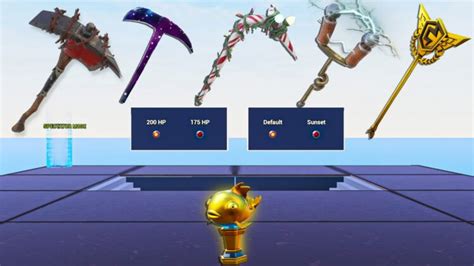 ALL PICKAXES AND ITEMS V Snlv Fortnite Creative Map Code