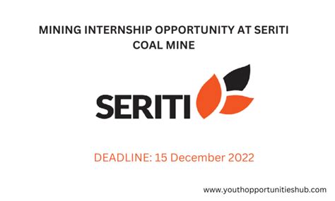 Mining Internships 2026 Online Application Form Sanotify