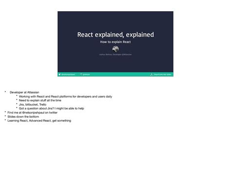react explained explained speaker deck