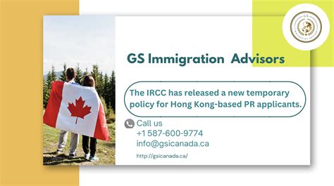The Ircc Has Released A New Temporary Policy For Hong Kong Based Pr