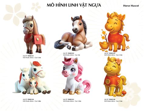 Mô Hình Linh Vật Ngựa Chipi