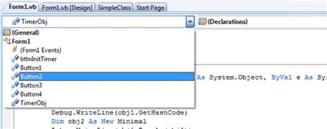 Firing Events VB NET