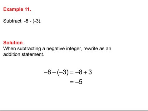 Math Example Adding Two Integers Example 11 Media4math