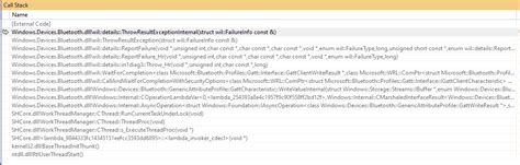 Gattcharacteristicwritevalueasync Method Is Directly Throwing The