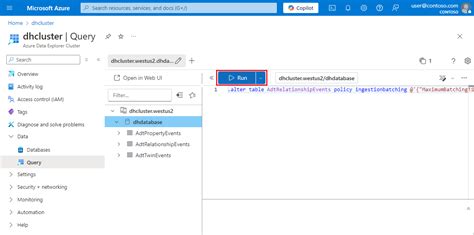 Create A Data History Connection Azure Digital Twins Microsoft Learn