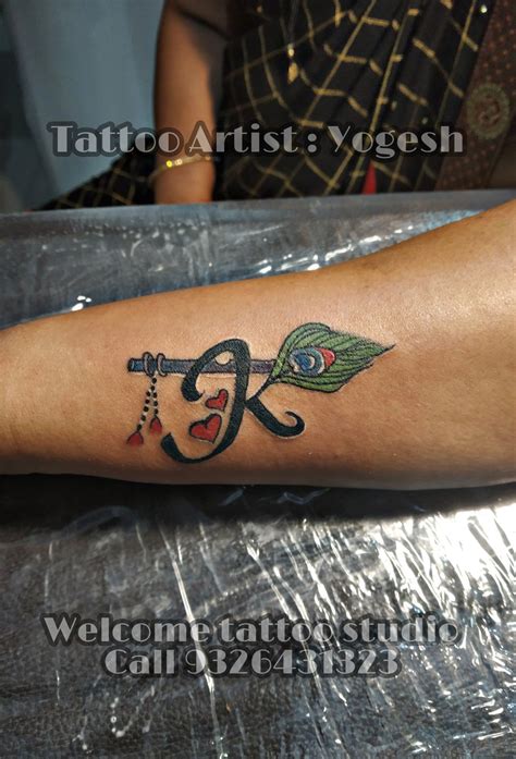 K Letter Colur Tattoo Yogesh Jadhav In 2025 Tattoo Designs Men Name