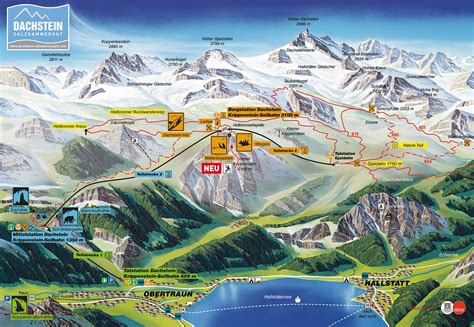Dachstein Krippenstein Map Beautiful Landscapes Natural Landmarks Places To Visit