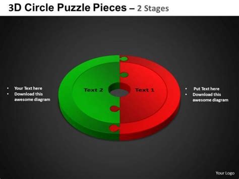 PowerPoint Process Circular Chart Circle Puzzle Diagram Ppt Slidelayout