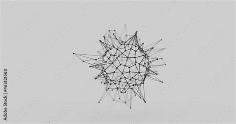 3d Wireframe Renders Dof Stock Illustration Adobe Stock