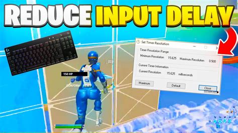 How To Get Input Delay In Fortnite Chapter Fortnite Tips Tricks YouTube