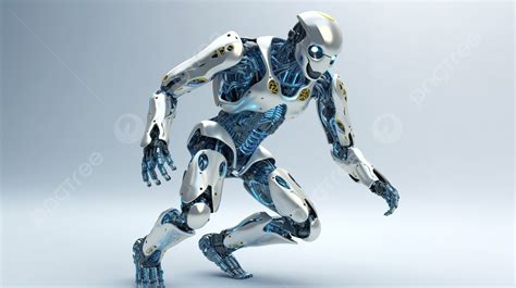 실행 중인 로봇의 고립 된 3d 렌더링 3d 로봇 사이보그 인간형 배경 일러스트 및 사진 무료 다운로드 Pngtree