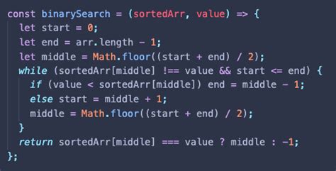 Searching Algorithms Binary Search Javascript By Edur Mar 2021