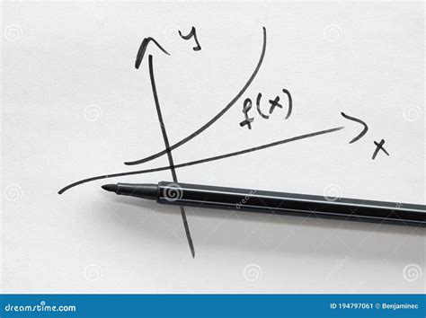 Graph Of A Function Stock Image Image Of Lecture Knowledge 194797061