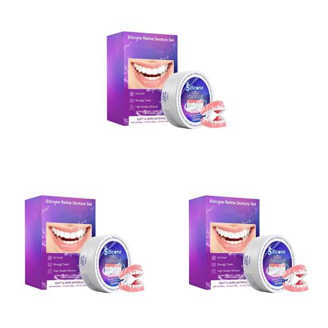 Upper And Lower Denture Teeth Repairing Denture For Women And Men