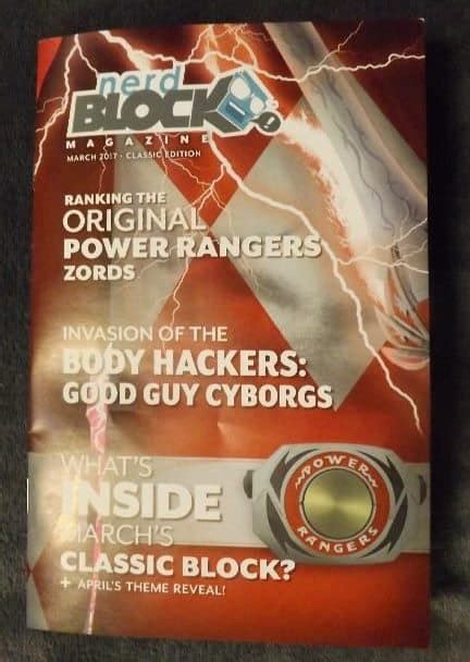 March 2017 Nerd Block Classic Subscription Box Review Coupon Find Subscription Boxes