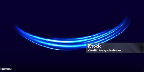 라이트 라인 네온 소용돌이 효과 벡터 반짝이 빛 화재 플레어 추적 보케 블루 라이트 글리터 반짝이는 입자가 있는 둥근 웨이브 라인 추상적인 네온 색깔 빛나는 선 배경 Dna